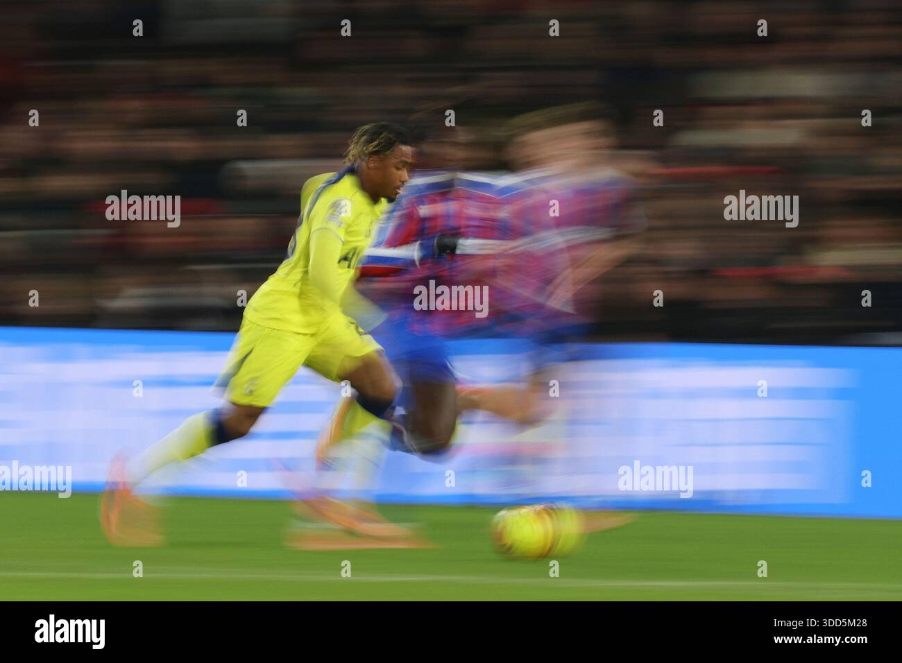 Tottenham's Wilson Odobert controls the ball during the English Premier ...