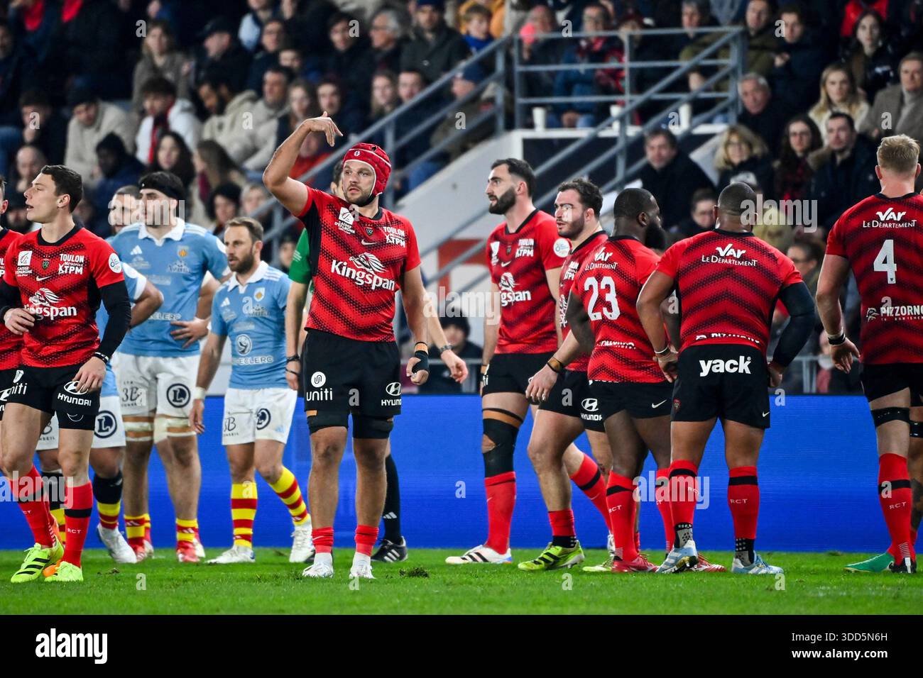 Zach MERCER of Toulon during the Top 14 match between Toulon and ...