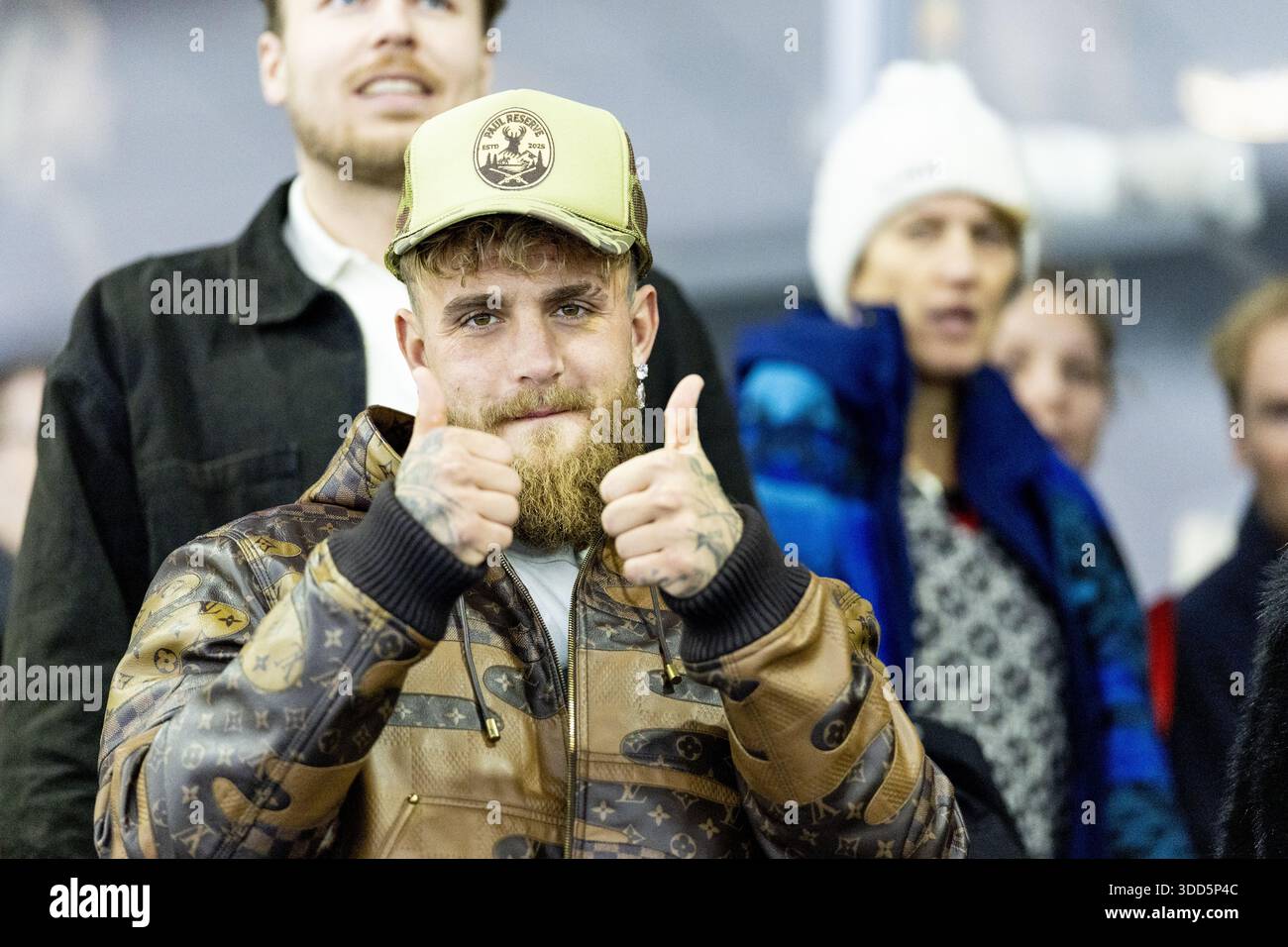 HEERENVEEN - Jake Paul, Jutta Leerdam's partner, during the third day ...