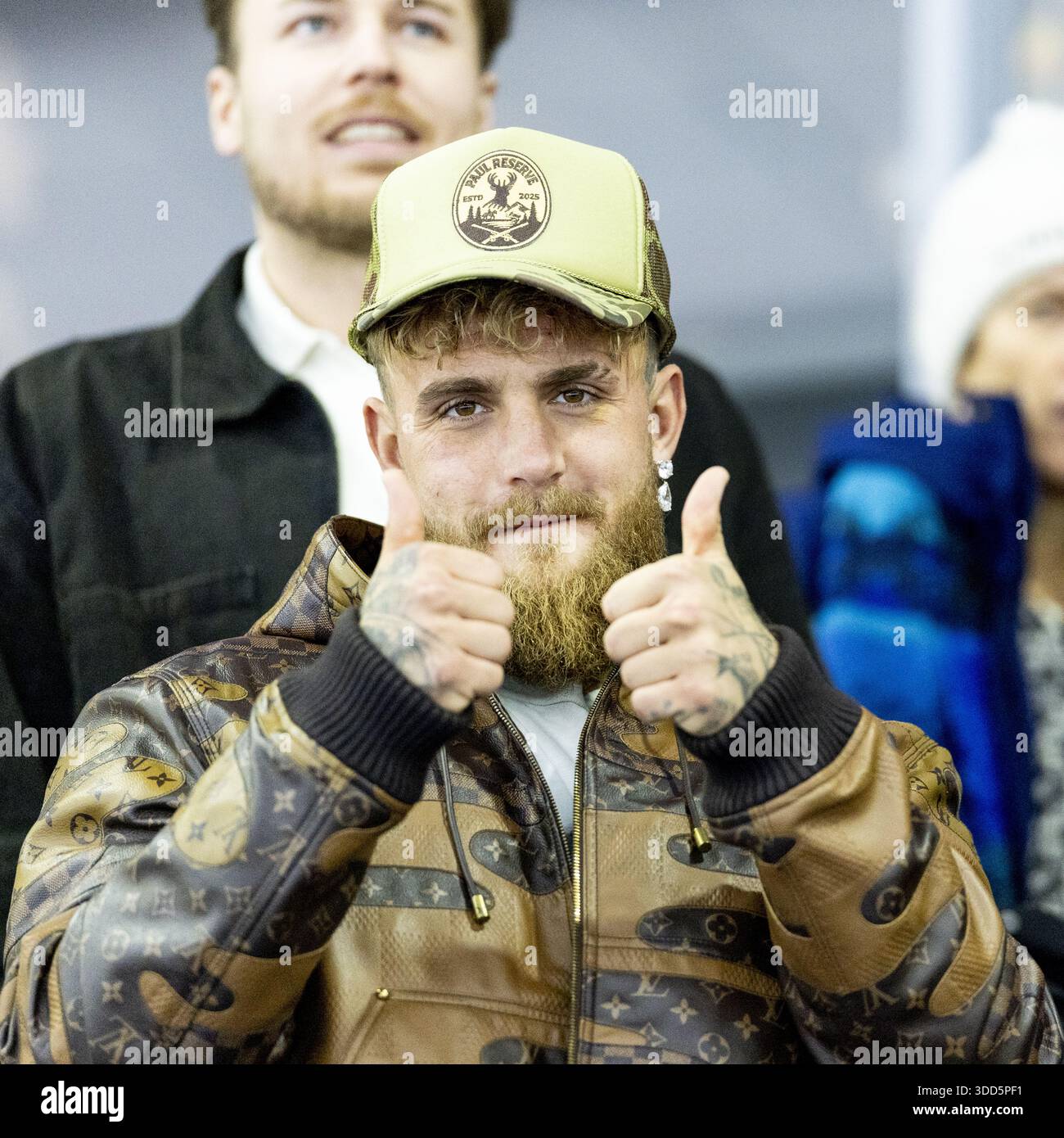HEERENVEEN - Jake Paul, Jutta Leerdam's partner, during the third day ...