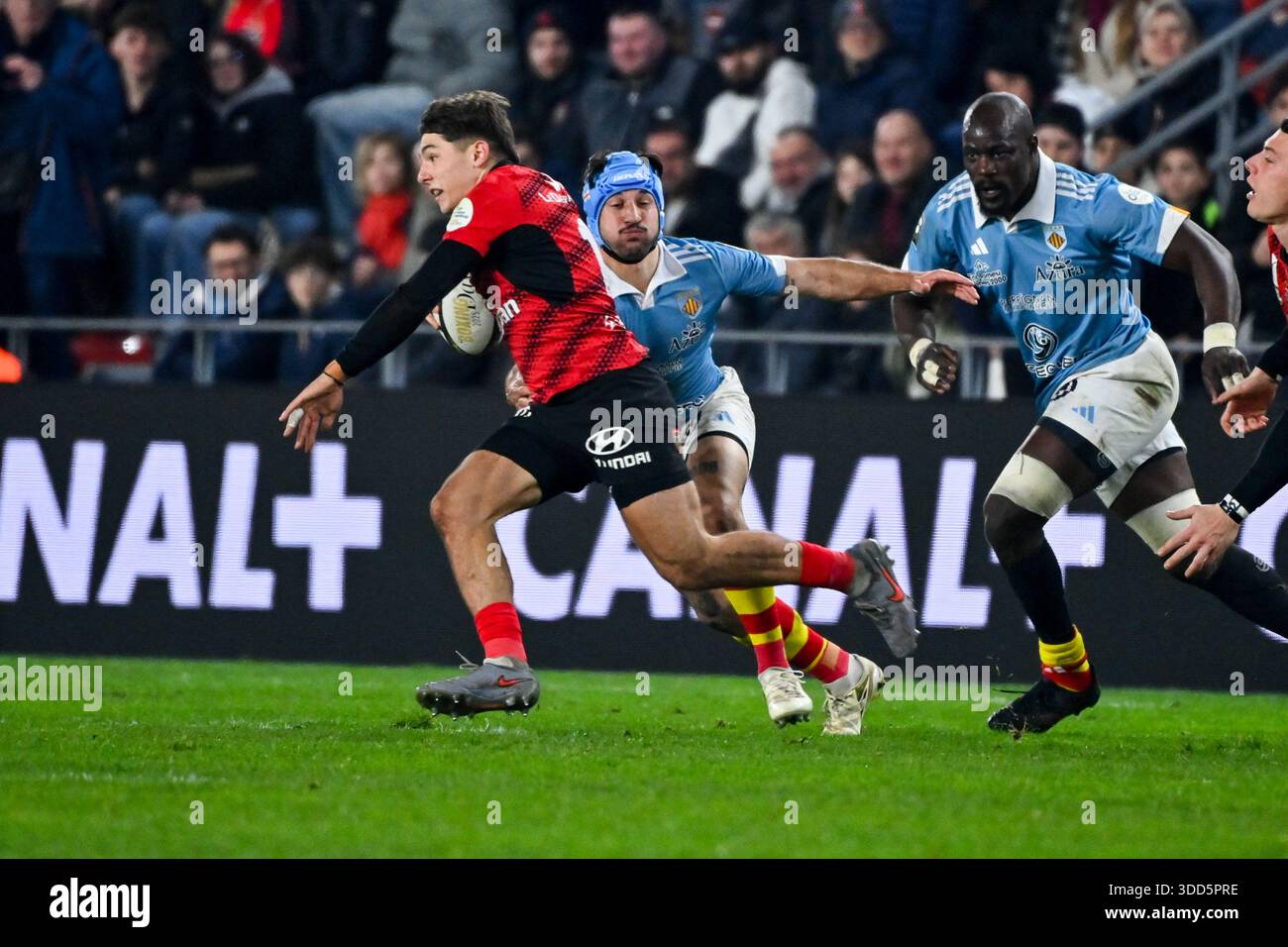 Mathis FERTE of Toulon during the Top 14 match between Toulon and ...