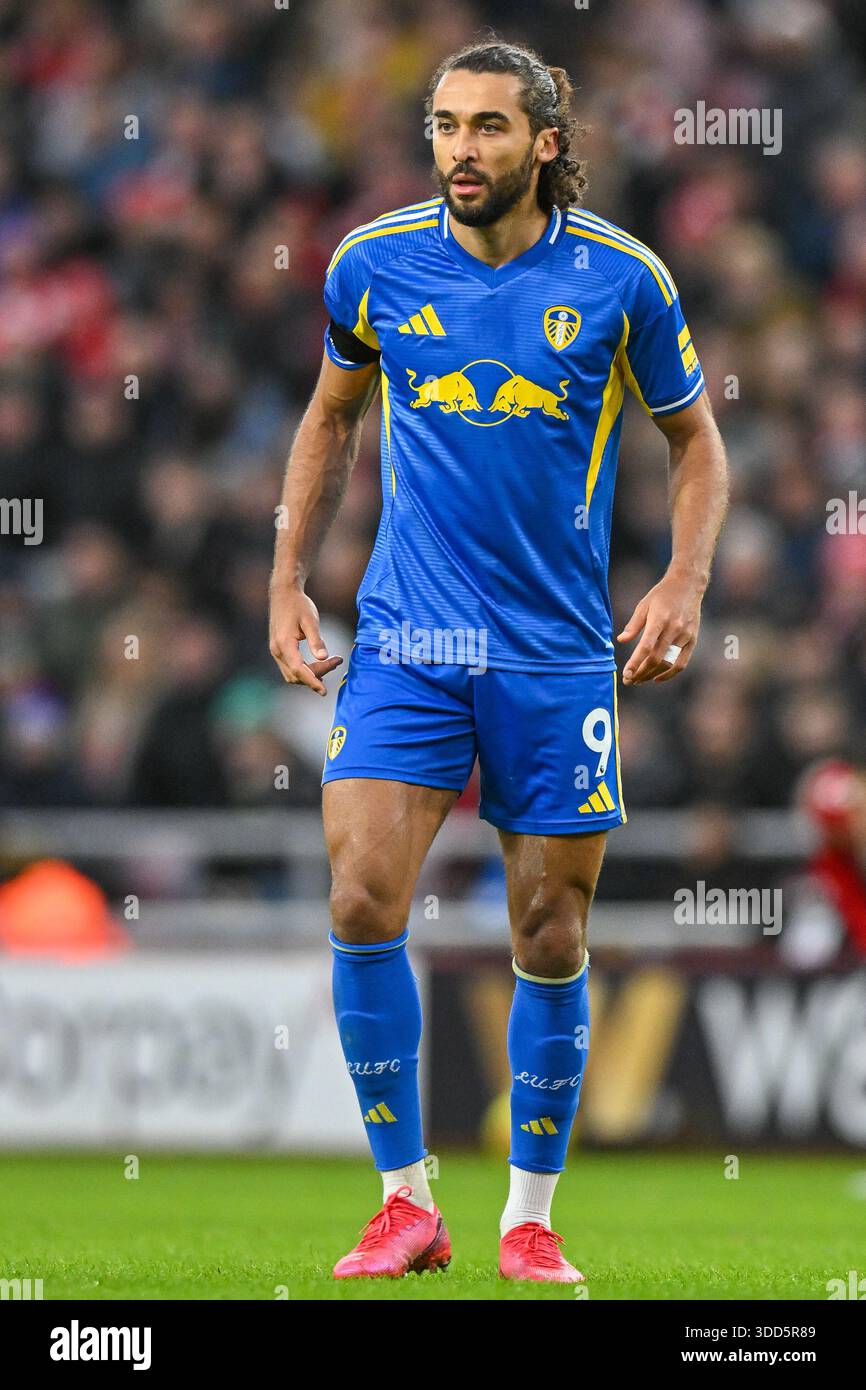 Dominic Calvert-Lewin of Leeds United during the Premier League match ...