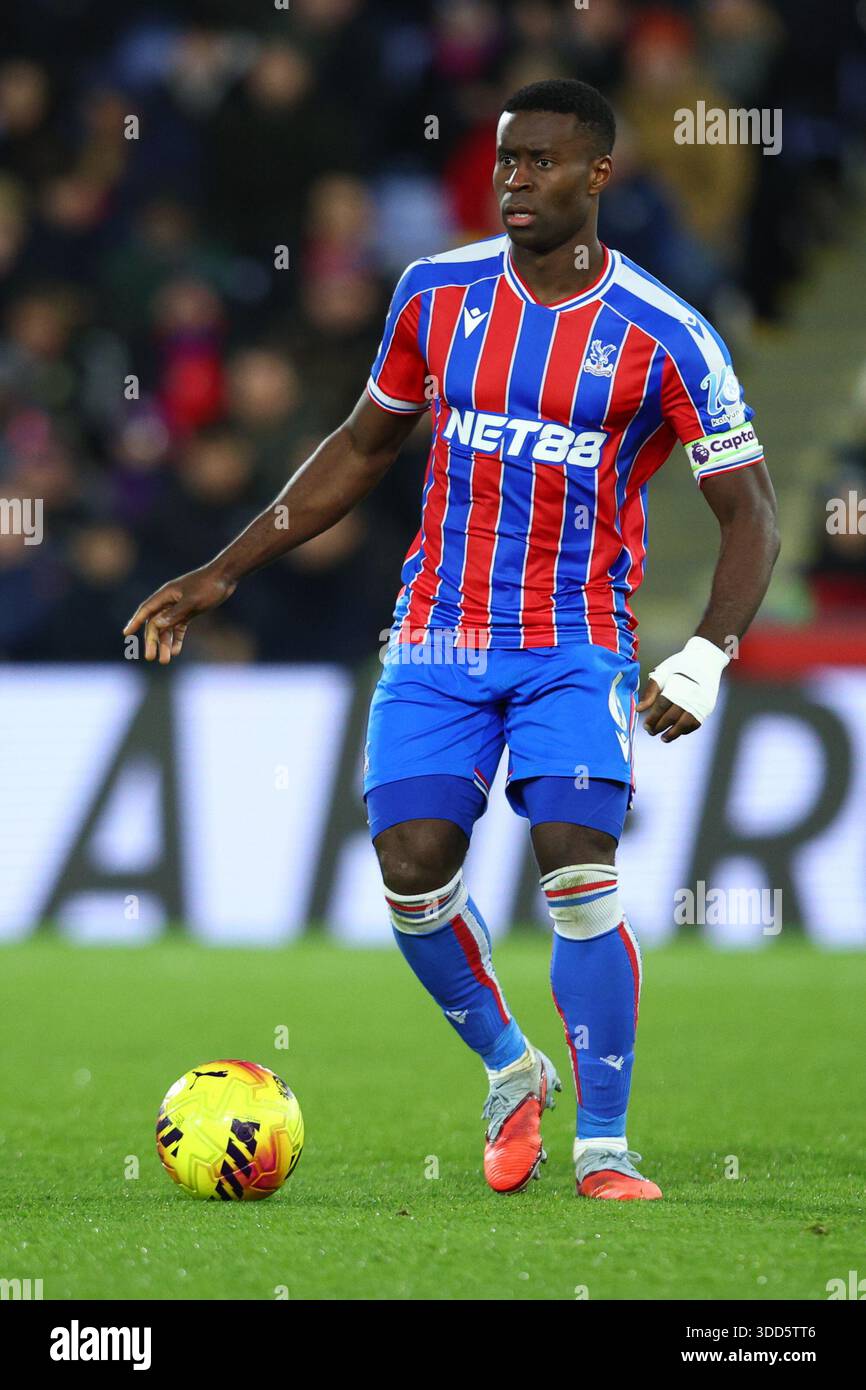 LONDON, UK - 28th Dec 2025: Marc Guehi of Crystal Palace in action ...