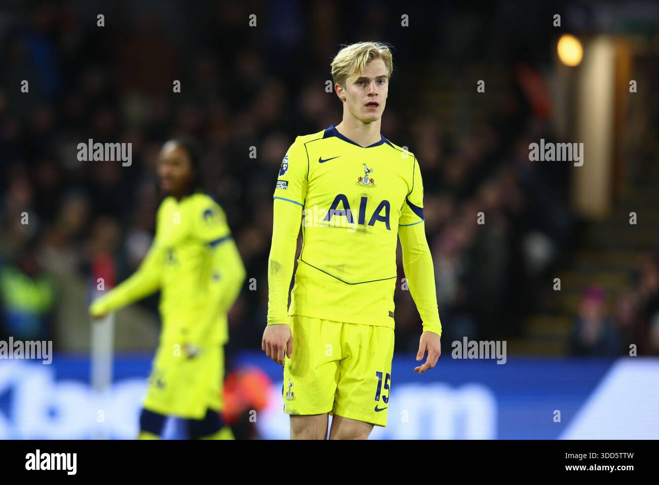 LONDON, UK - 28th Dec 2025: Lucas Bergvall of Tottenham Hotspur during ...