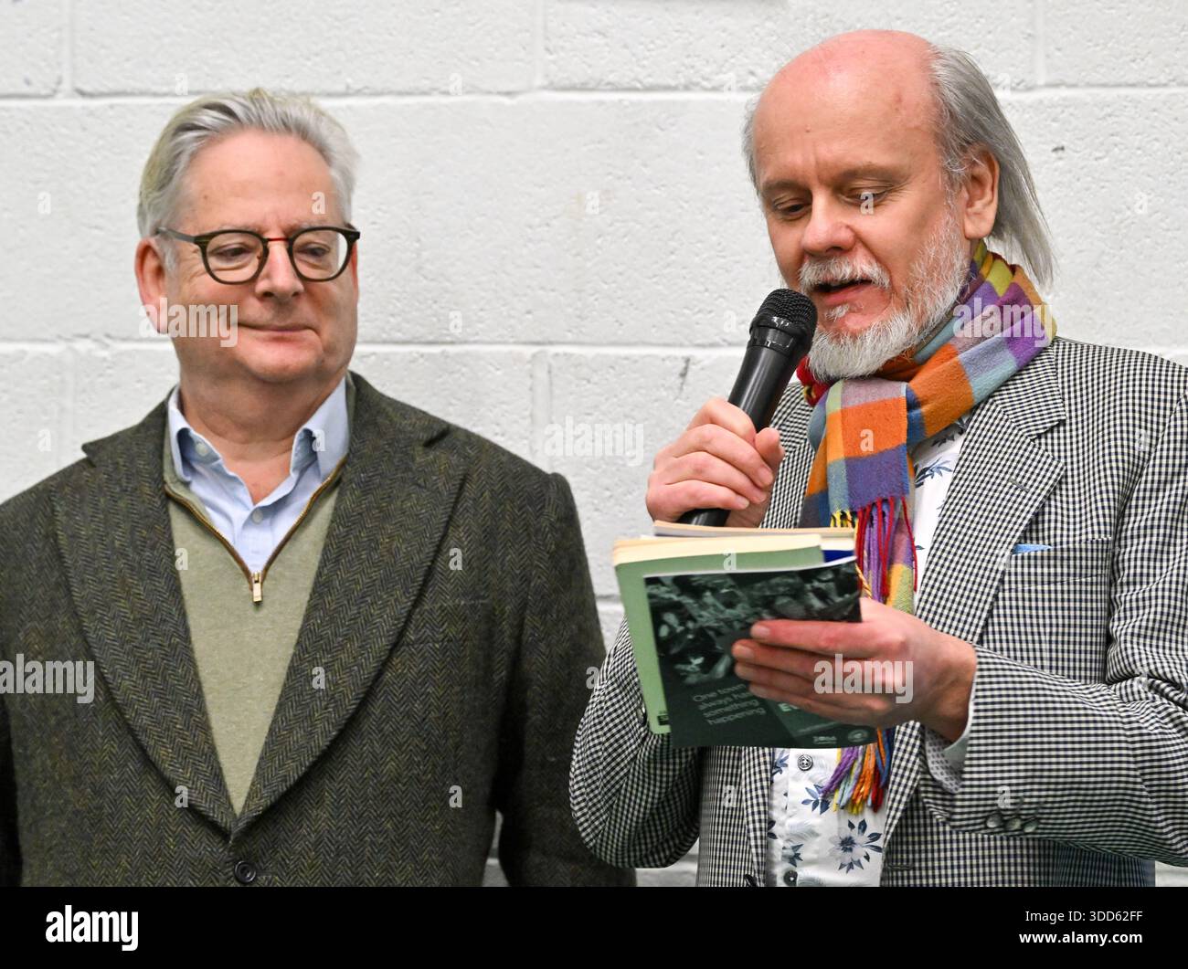 Hastings, UK, 28 December 2025. Dominic Lawson with Stuart Conquest at ...