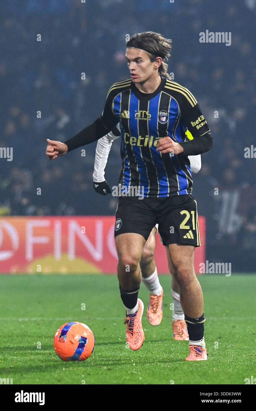 Isak Vural (Pisa) during Pisa SC vs Juventus FC, Italian soccer Serie A ...
