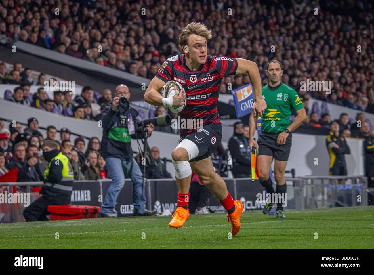 Paul COSTE of Stade Toulousain during the French championship Top 14 ...