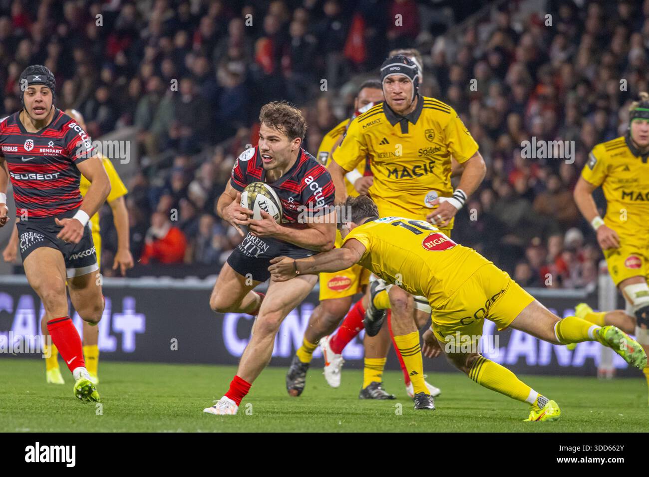 Antoine DUPONT of Stade Toulousain during the French championship Top ...