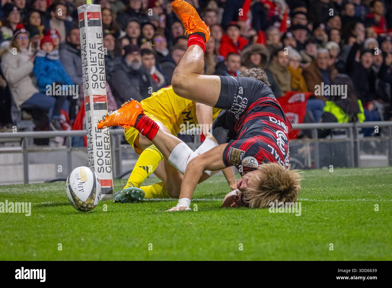 Paul COSTE of Stade Toulousain during the French championship Top 14 ...