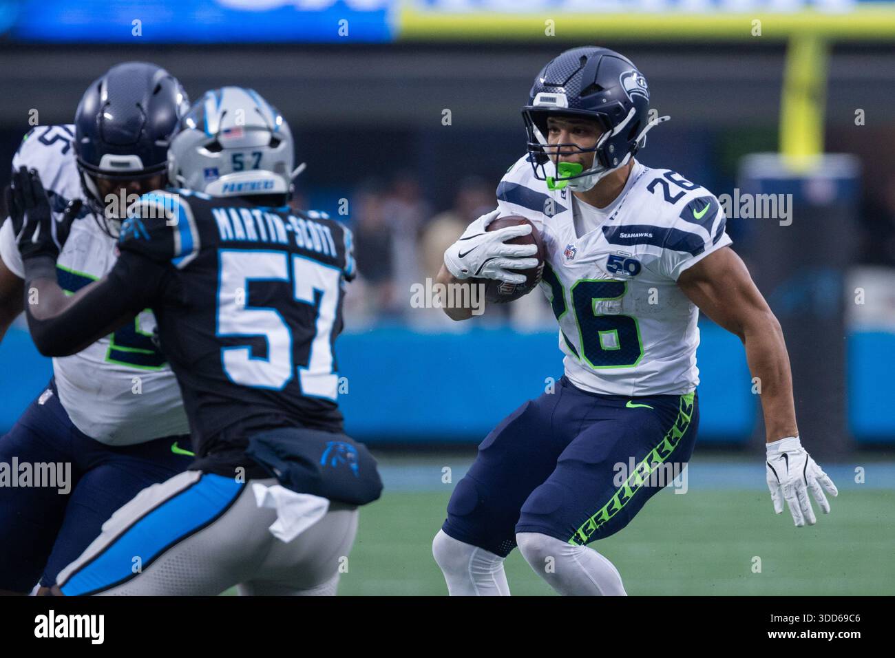 December 28, 2025: Seattle Seahawks running back Zach Charbonnet (26 ...