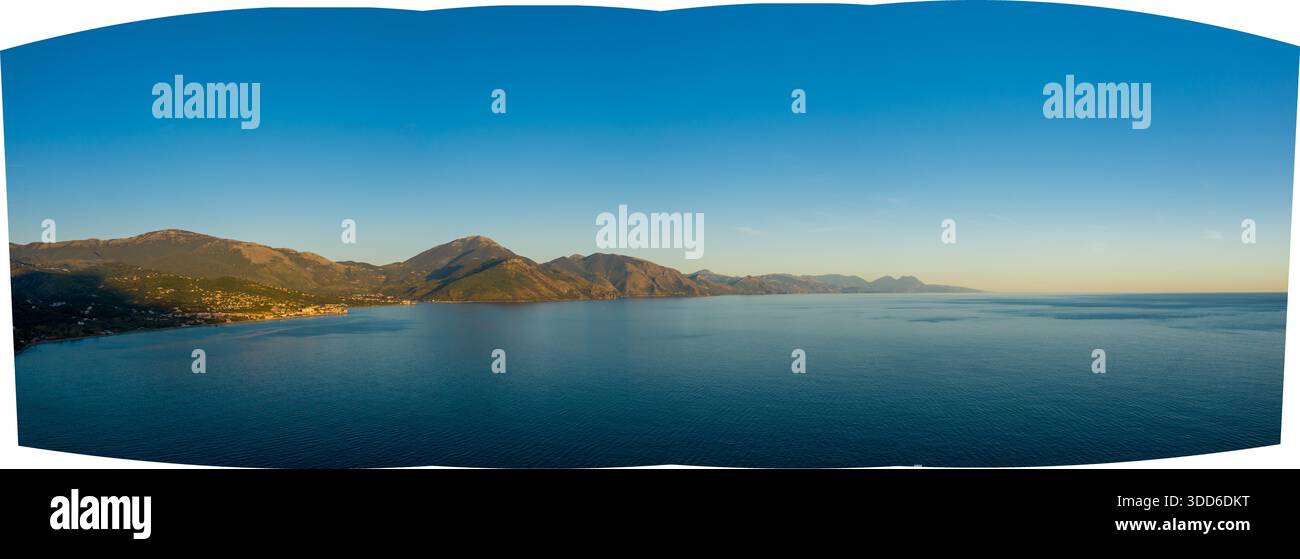 Calm coastline blue sea Cut Out Stock Images & Pictures - Alamy