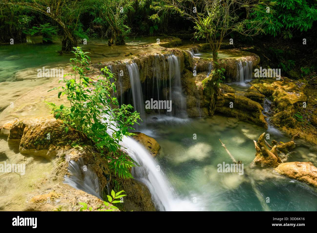 Mossy rocks surround serene hi-res stock photography and images - Alamy
