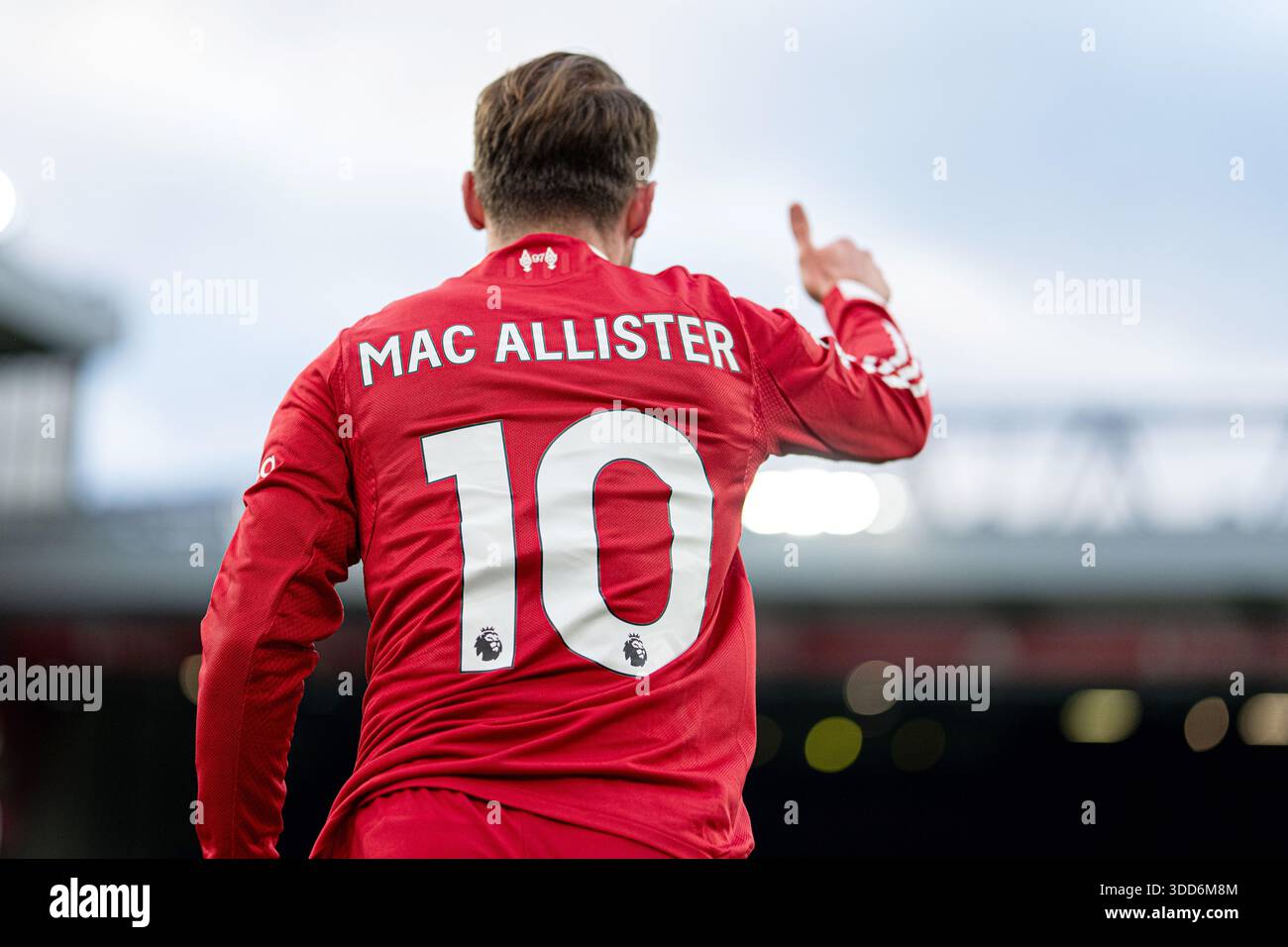 Alexis Mac Allister of Liverpool is seen during the Premier League ...