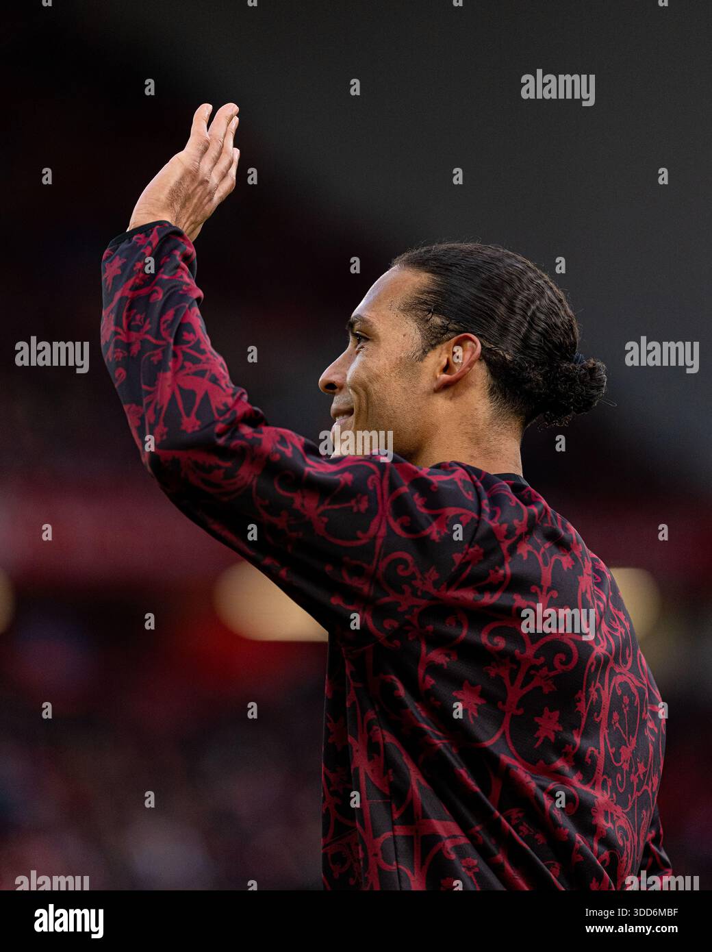 Virgil van Dijk of Liverpool is seen during the Premier League match ...