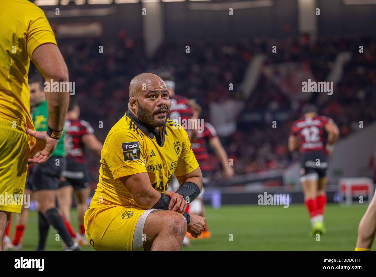 Latu Silatolu LATU of Stade Rochelais during the French championship ...