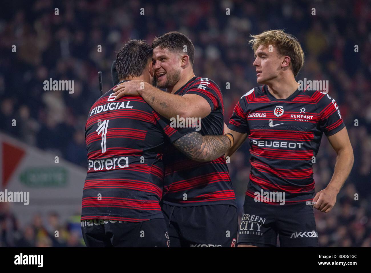 Julien MARCHAND of Stade Toulousain during the French championship Top ...