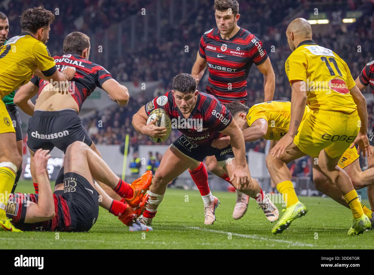Julien MARCHAND of Stade Toulousain during the French championship Top ...