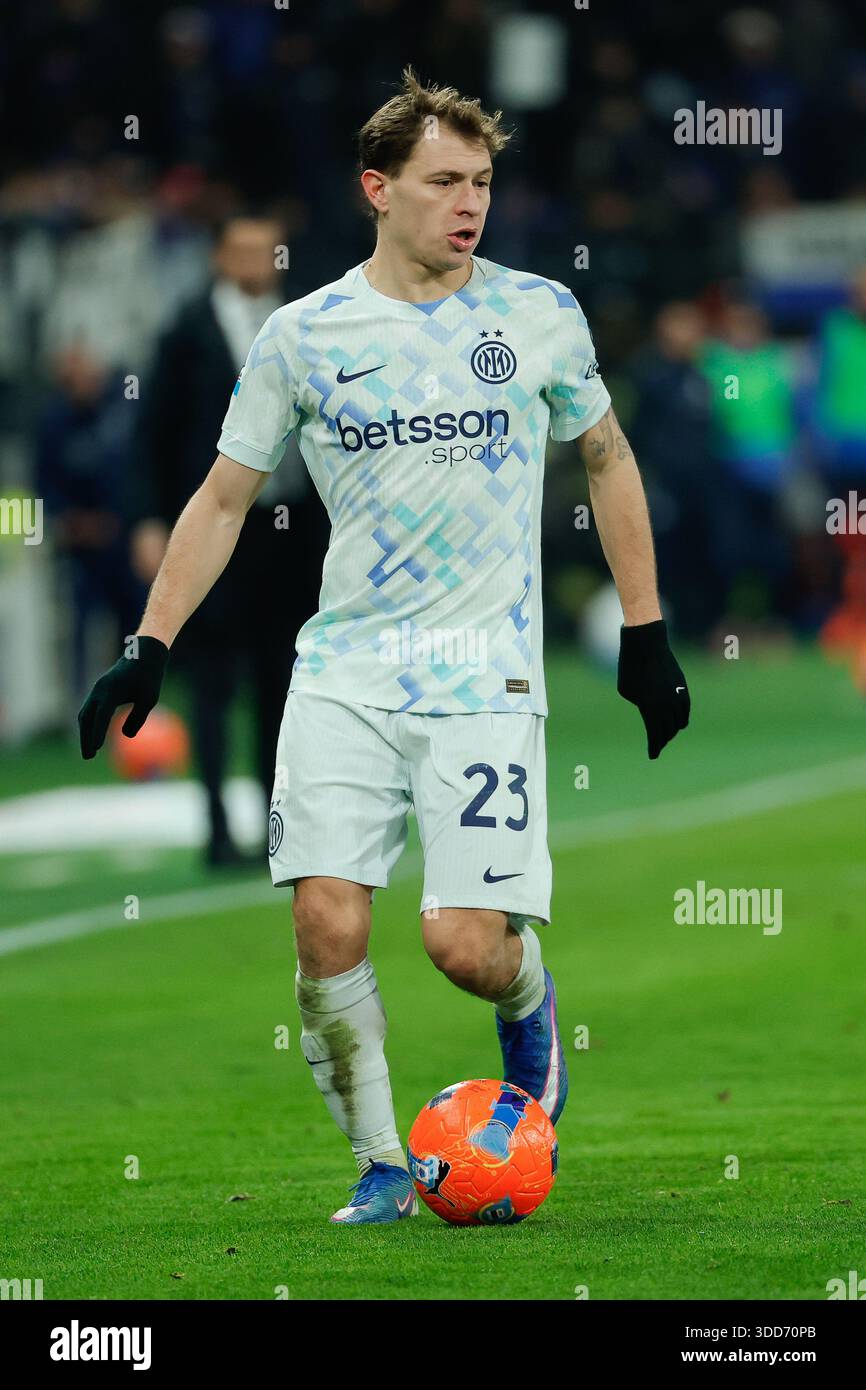 Nicolo' Barella of FC Inter during the Italian Serie A soccer match ...