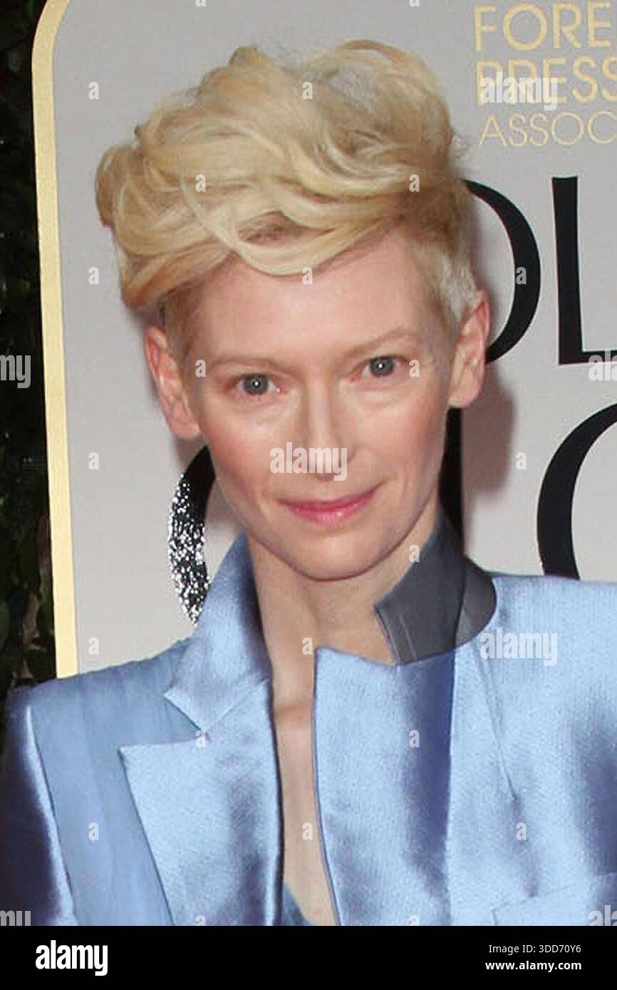 15 January 2012 - Hollywood, California - Tilda Swinton. 69th Annual ...