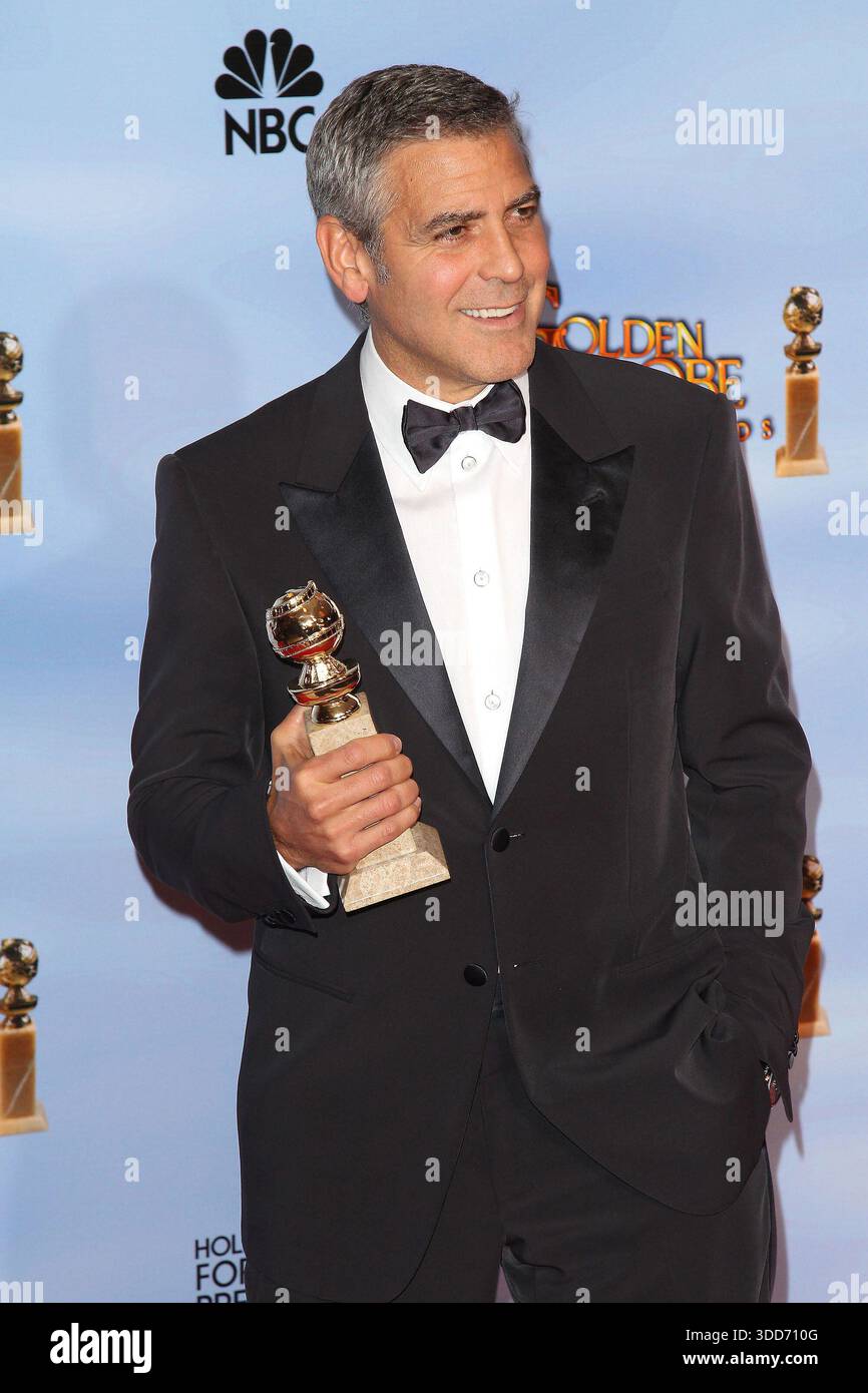 15 January 2012 - Hollywood, California - George Clooney. 69th Annual ...