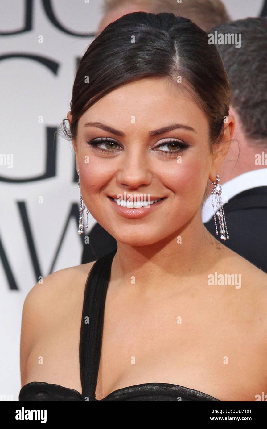 15 January 2012 - Hollywood, California - Mila Kunis. 69th Annual ...