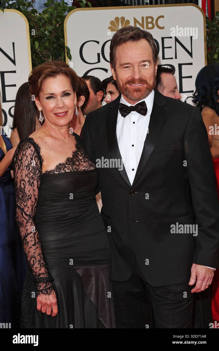 15 January 2012 - Hollywood, California - Bryan Cranston and Robin ...