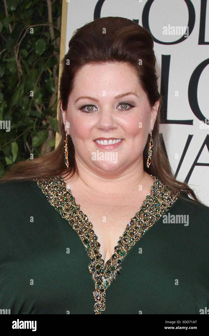 15 January 2012 - Hollywood, California - Melissa McCarthy . 69th ...