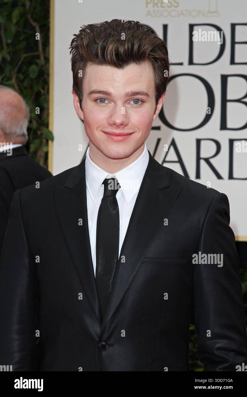 15 January 2012 - Hollywood, California - Chris Colfer. 69th Annual ...