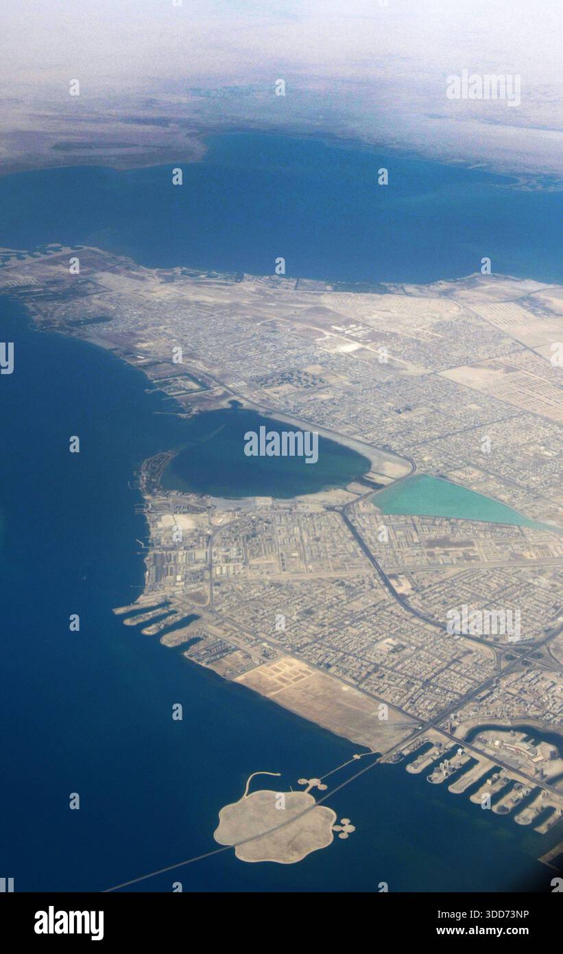 Aerial view of Al Khobar, Saudi Arabia Stock Photo - Alamy