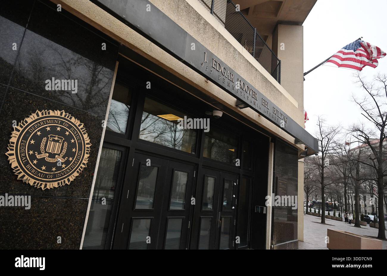 The FBI’s main headquarters , the J. Edgar Hoover Building is seen in ...