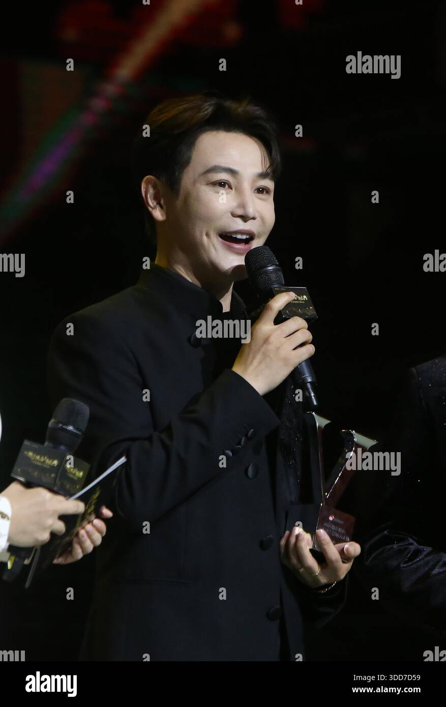 Chinese actor and singer Sun Jian attends an activity in Xi'an City ...