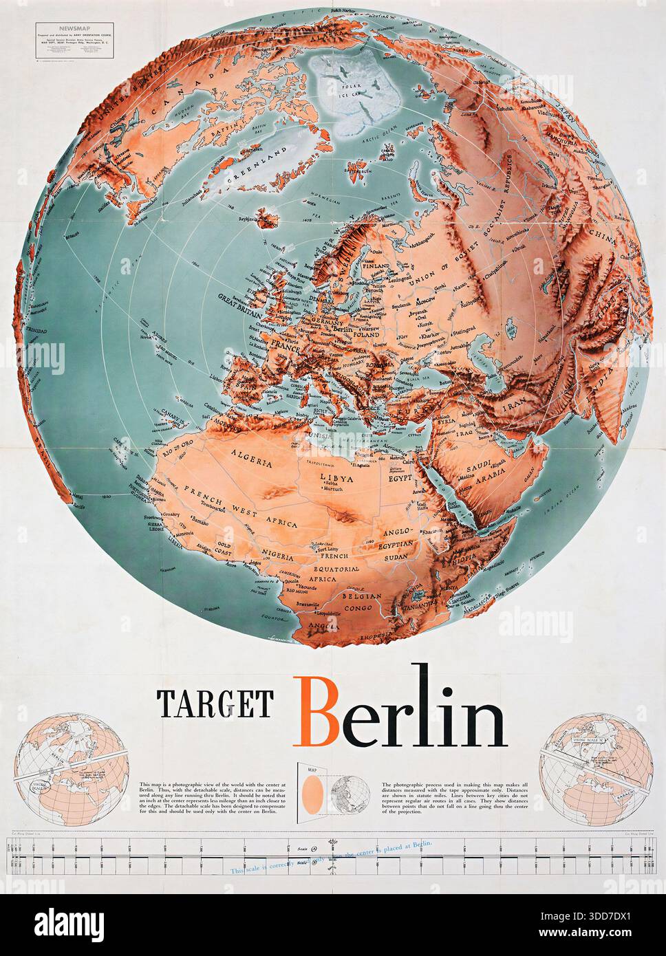 1940s map globe hi-res stock photography and images - Alamy