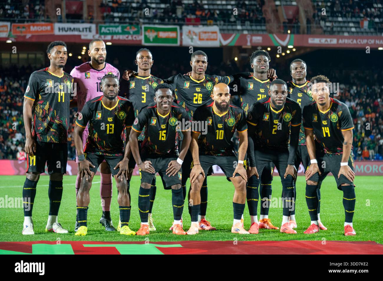 Cameroon national football team poses for a team photo during the ...