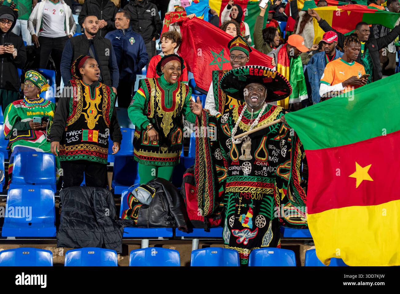 Cameroonian fans enjoy the atmosphere during the Africa Cup of Nations ...