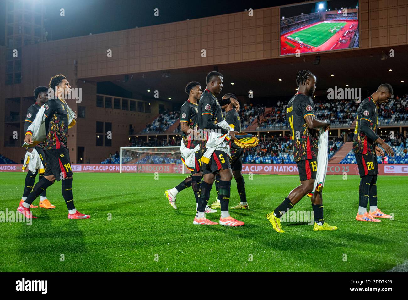 Cameroonian players during the Africa Cup of Nations (CAN) 2025 Group F ...