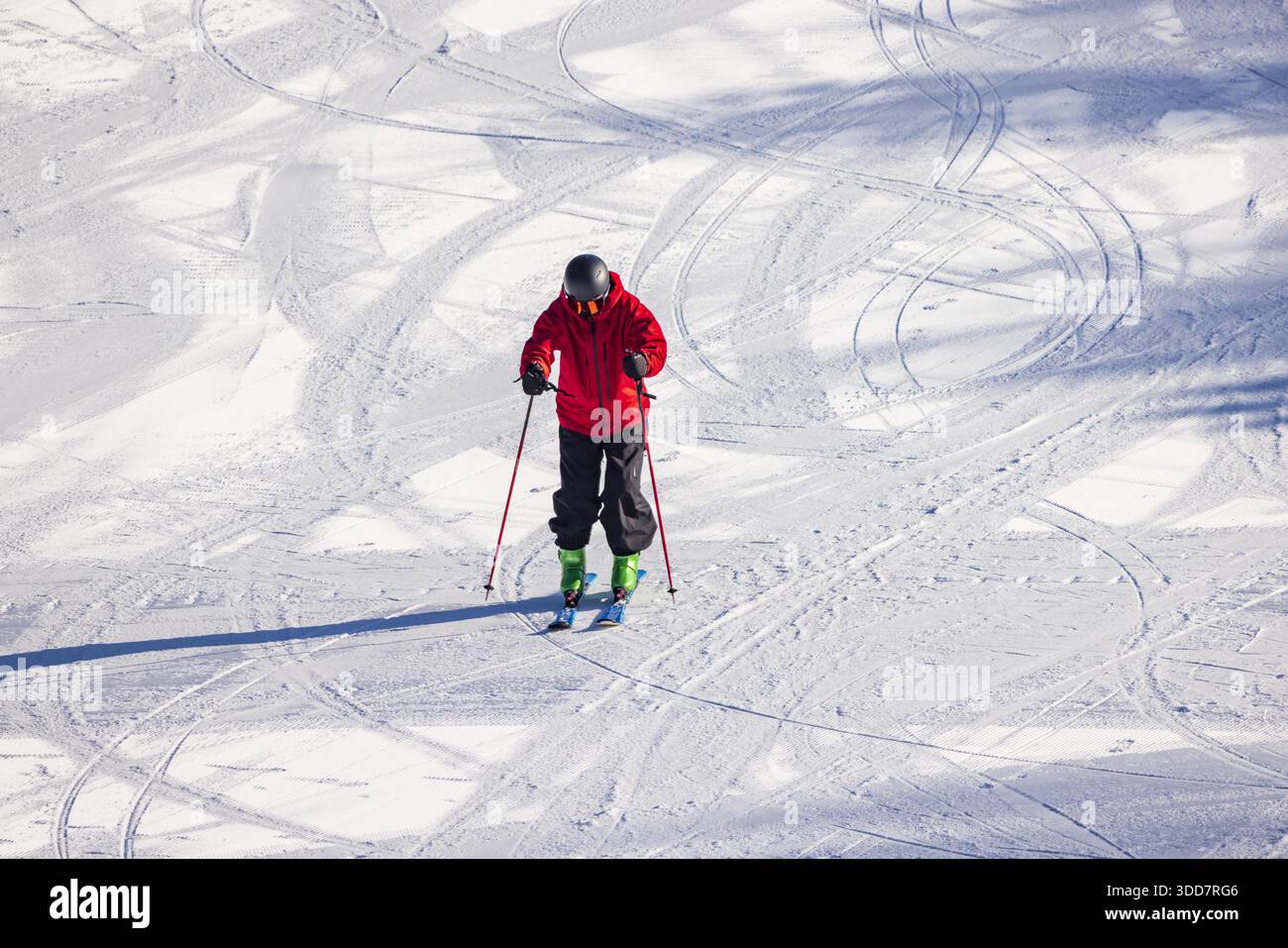 People enjoy snow fun at a ski resort in Jilin City, northeast China's ...