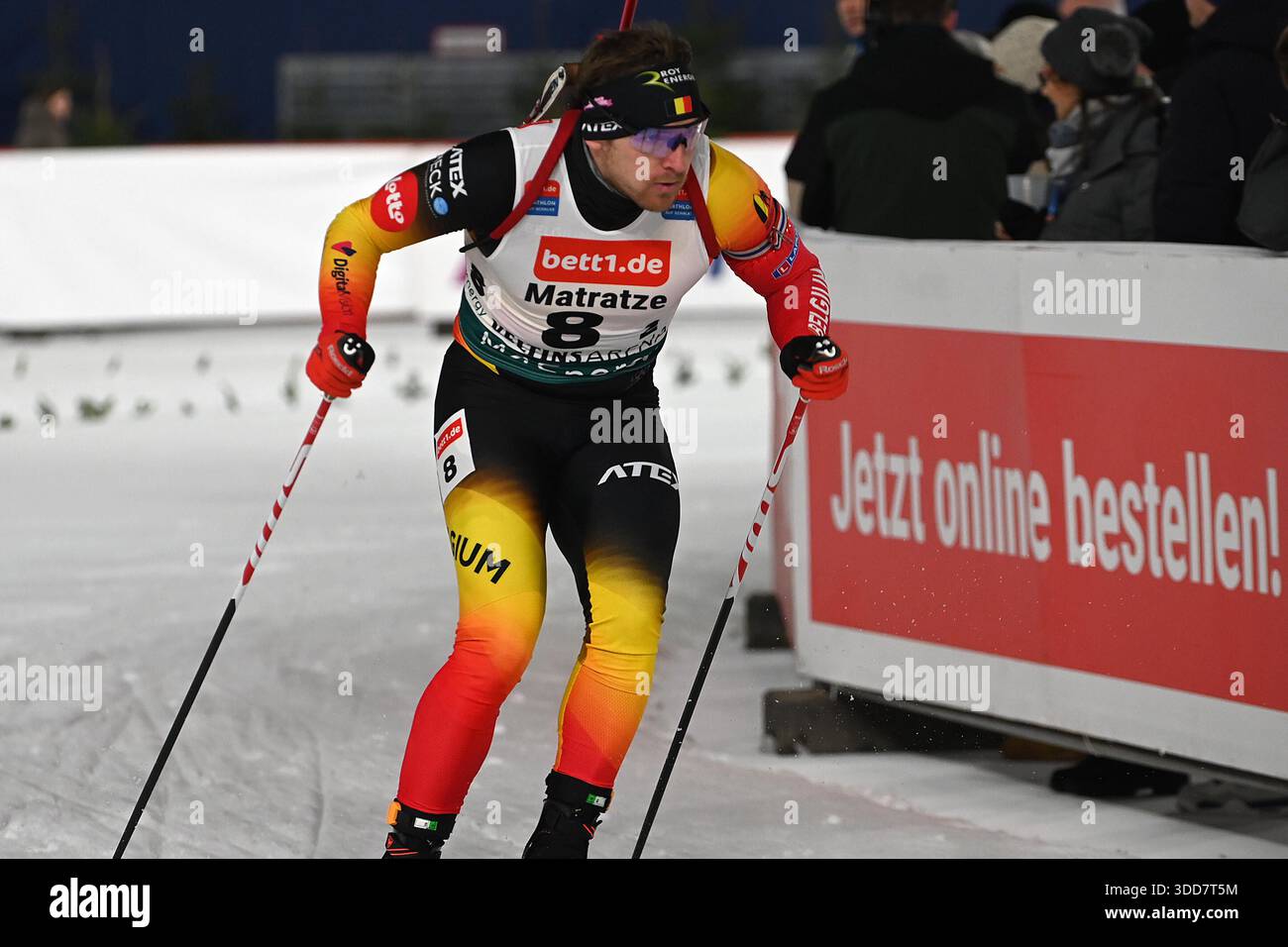 Florent Claude (Belgien), bett1.de Biathlon World Team Challenge am 28 ...