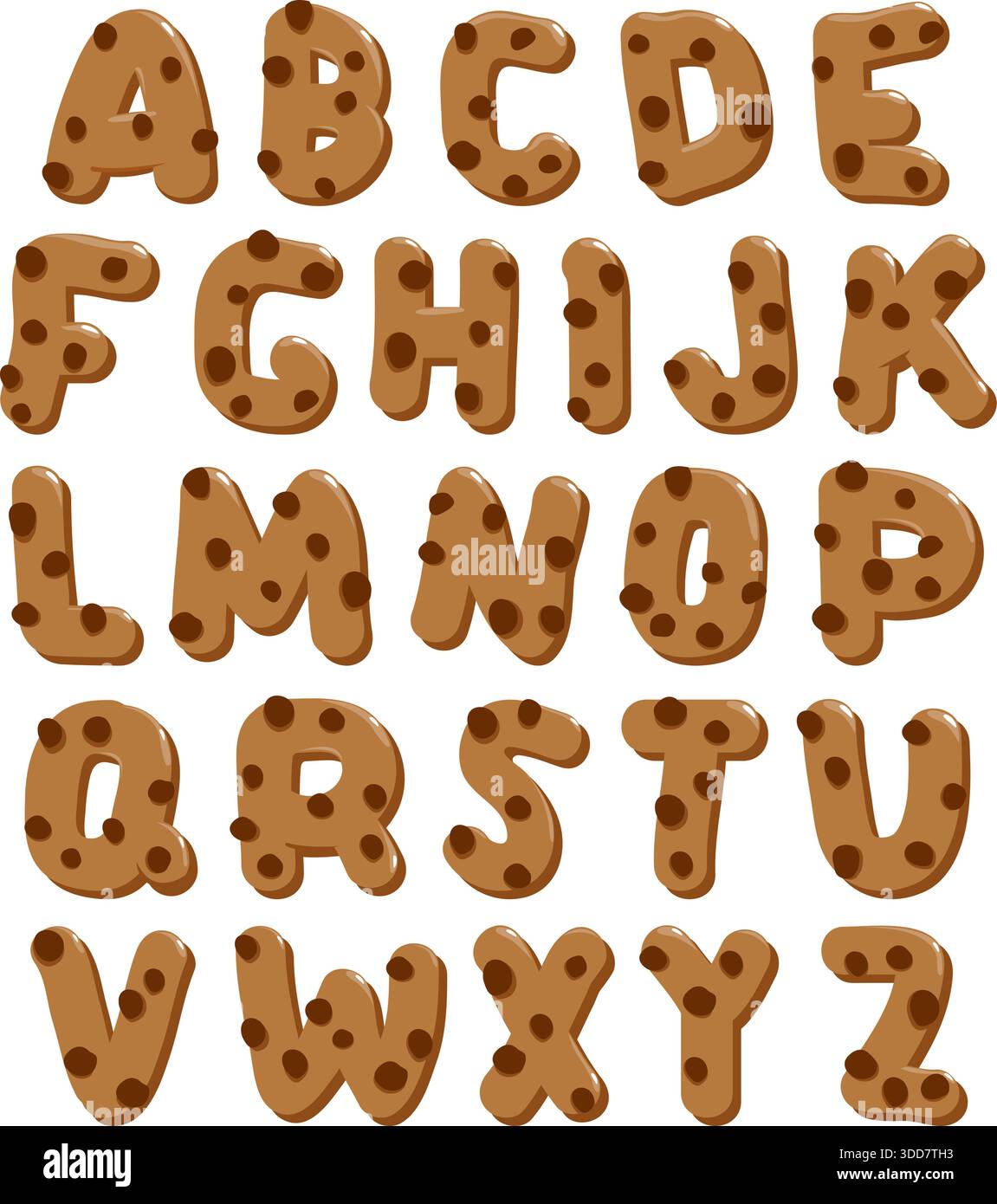 Cocoa chocolate cookies on Stock Vector Images - Alamy