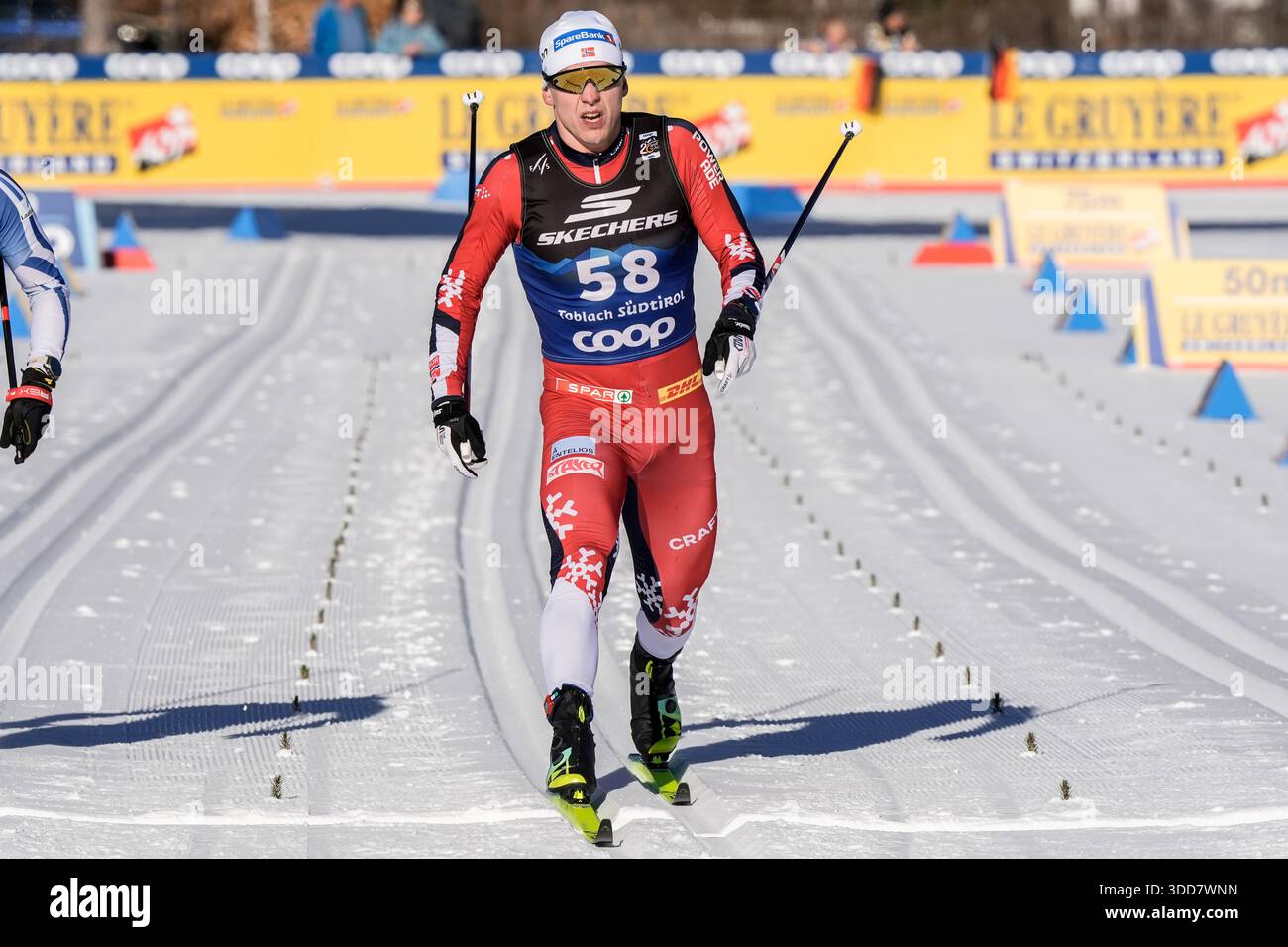 Toblach, Italy 20251229. Erik Valnes under 10 km classic for men in ...