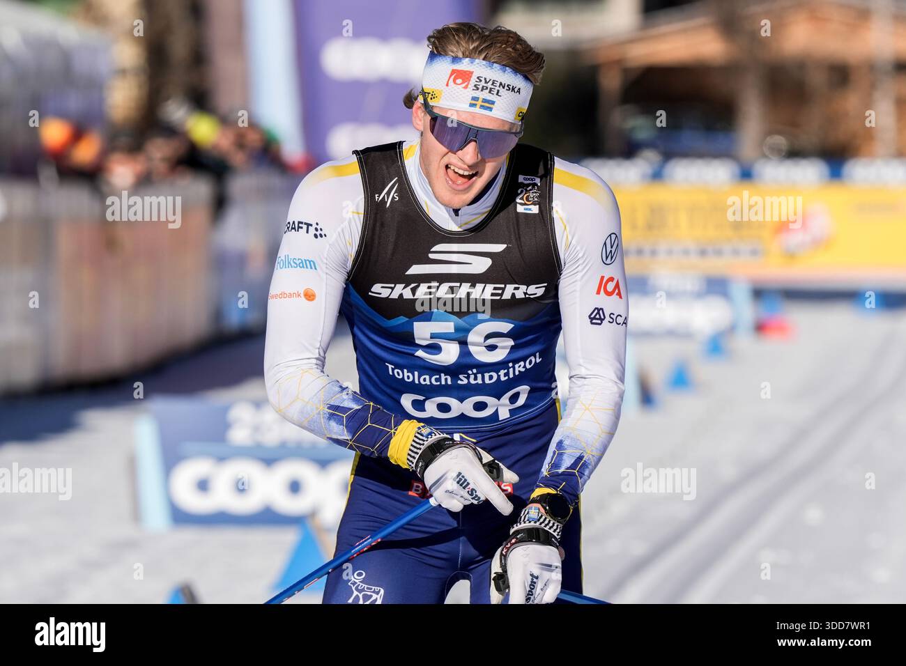 Toblach, Italy 20251229. Edvin Anger from Sweden under 10 km classic ...