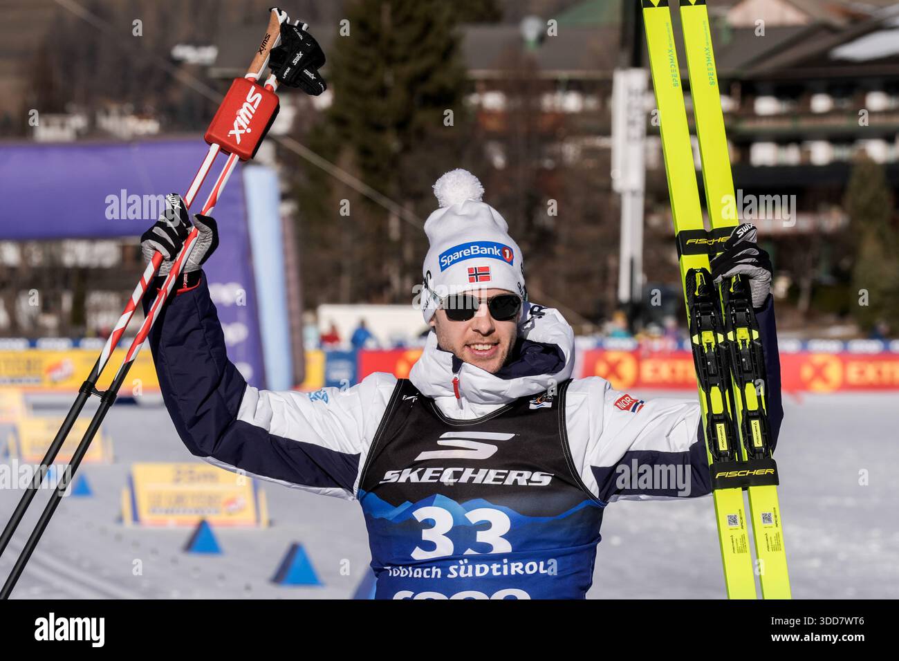 Toblach, Italy 20251229. Mattis Stenshagen after the 10 km classic for ...