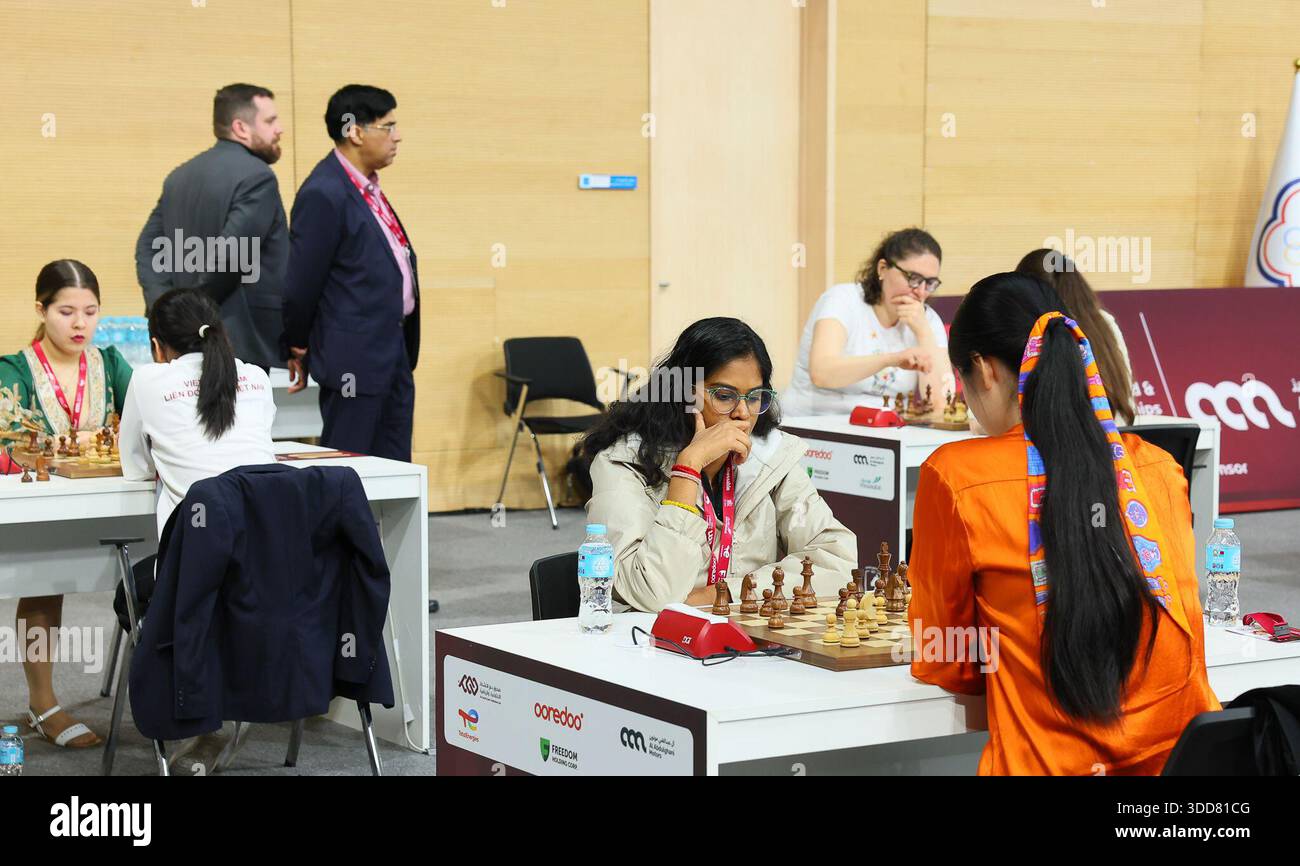 FIDE World Rapid & Blitz Chess Championship Doha, Qatar 1st Round Blitz ...