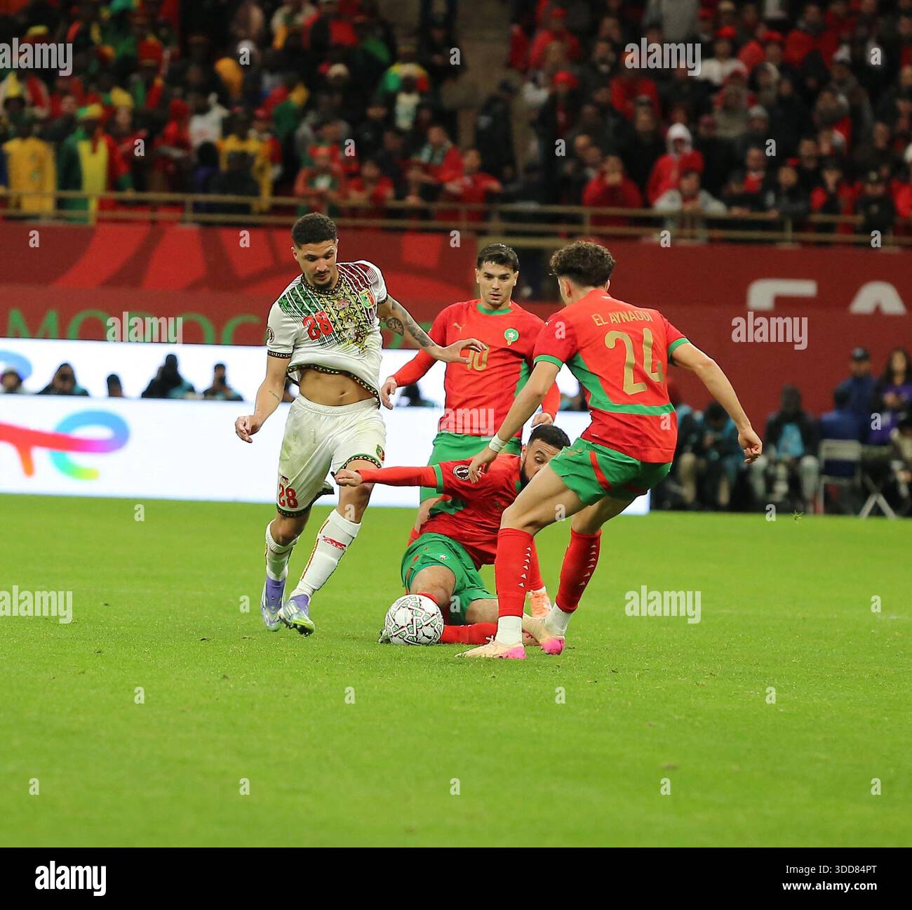 The AFCON Group A match between Morocco and Mali at Complexe Sportif ...