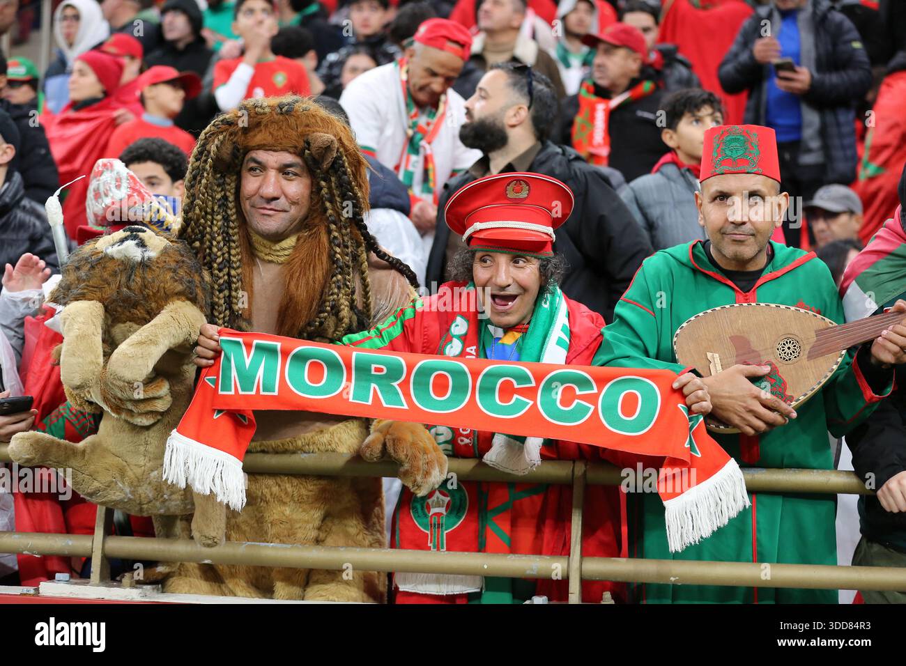 Supporters during the AFCON Group A match between Morocco and Mali at ...