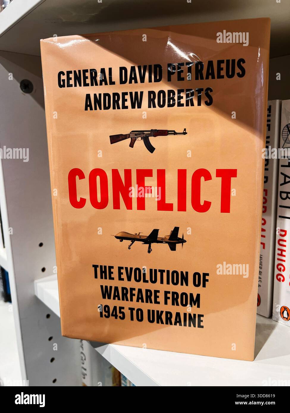 London, UK - December 12, 2025: Book cover about modern warfare ...