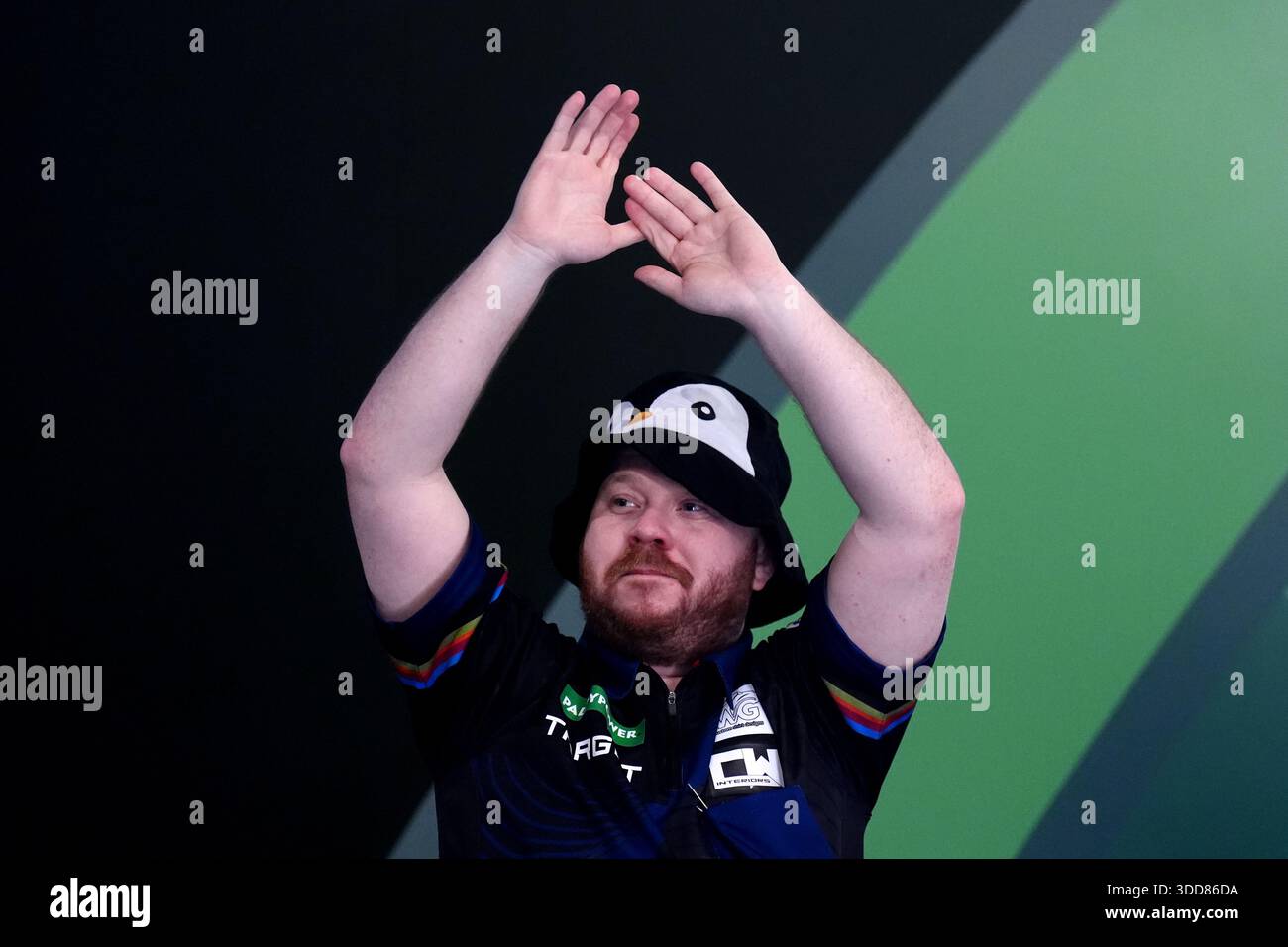 England's Justin Hood ahead of his match against England's Ryan Meikle ...