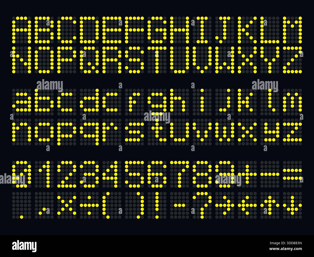 Dot matrix screen Stock Vector Images - Alamy