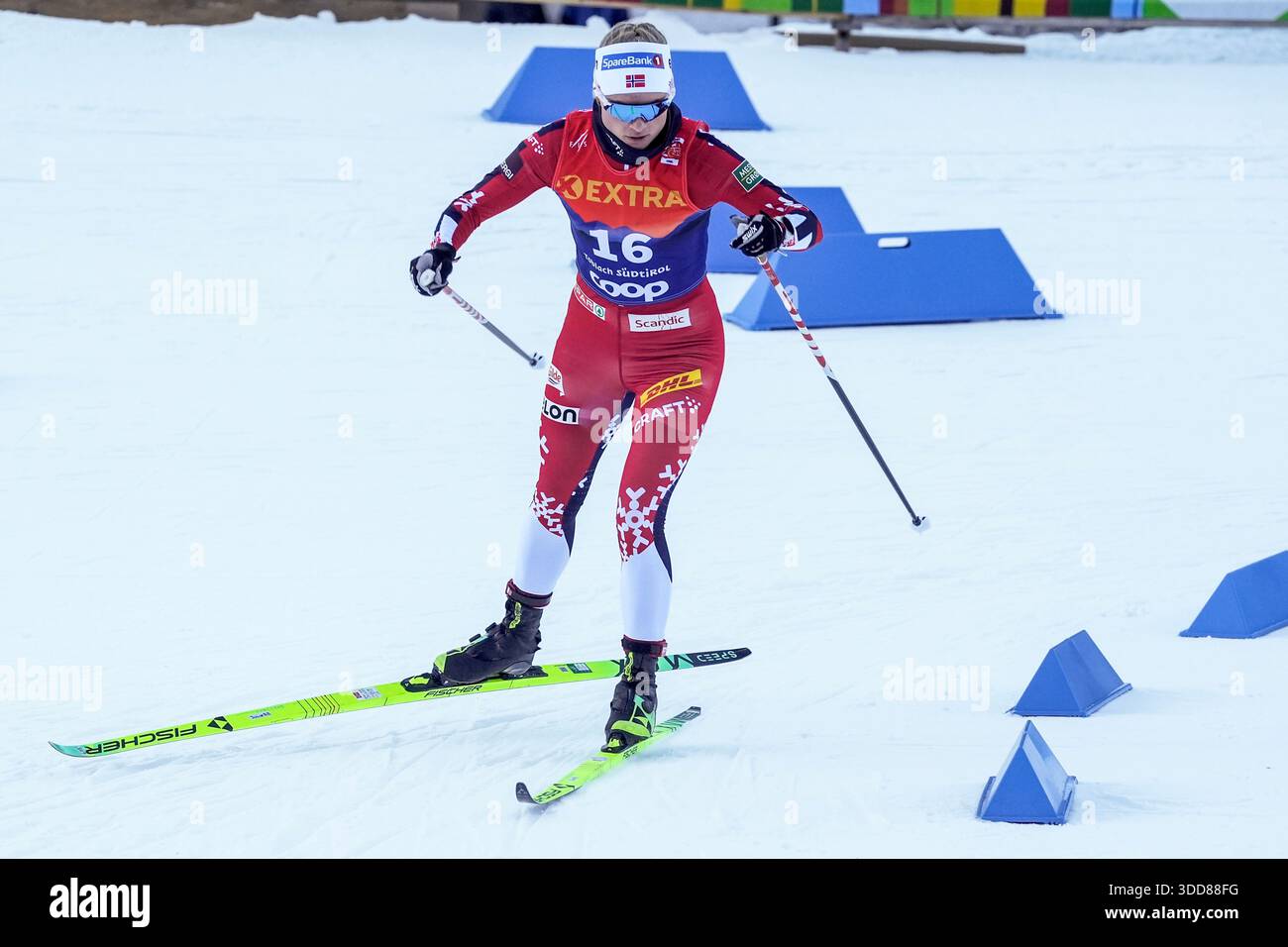 Toblach, Italy 20251229. Julie Bjervig Drivenes under 10 km classic for ...
