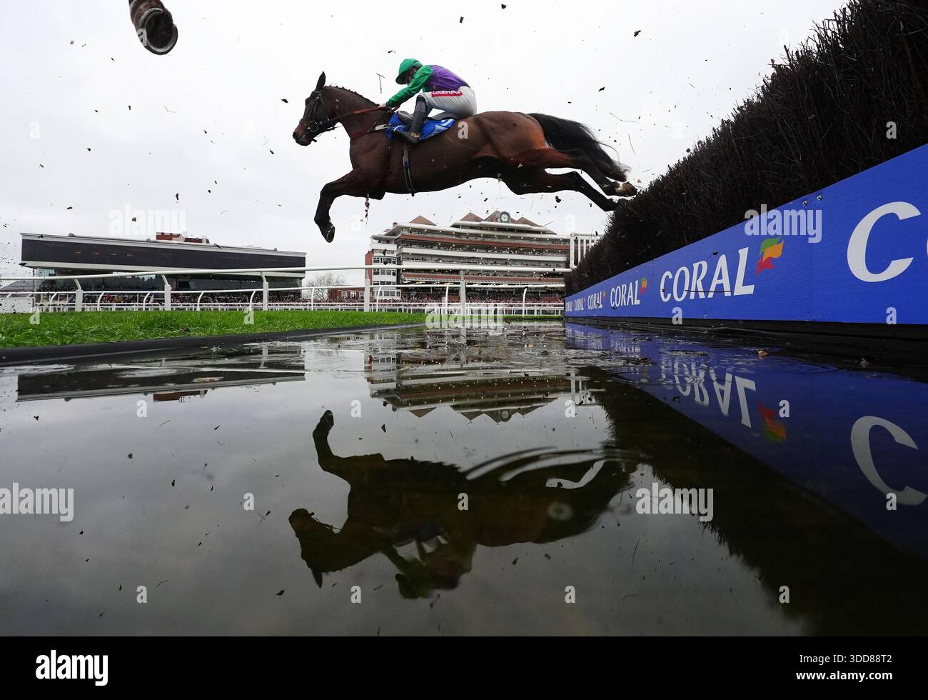 King's Threshold ridden by Ben Jones on their way to winning the Coral ...
