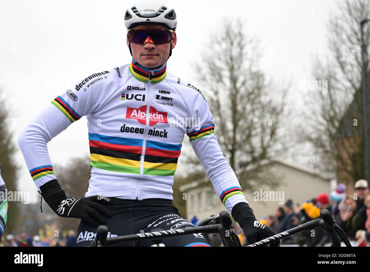 Dutch Mathieu Van Der Poel pictured at the men's elite race of the ...